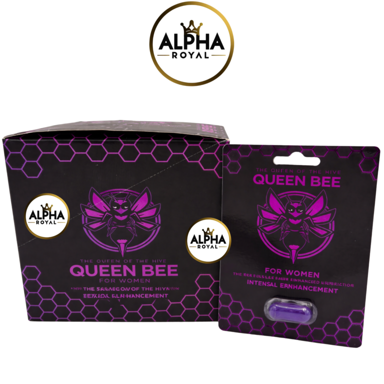 Queen Bee for Women | Single Pill | 24 Blister Cards per Box | Hanging ...